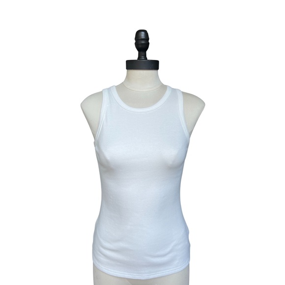 Mod Ref | Tops | Mod Ref White Stretch Basic Tank Top Nwot | Poshmark